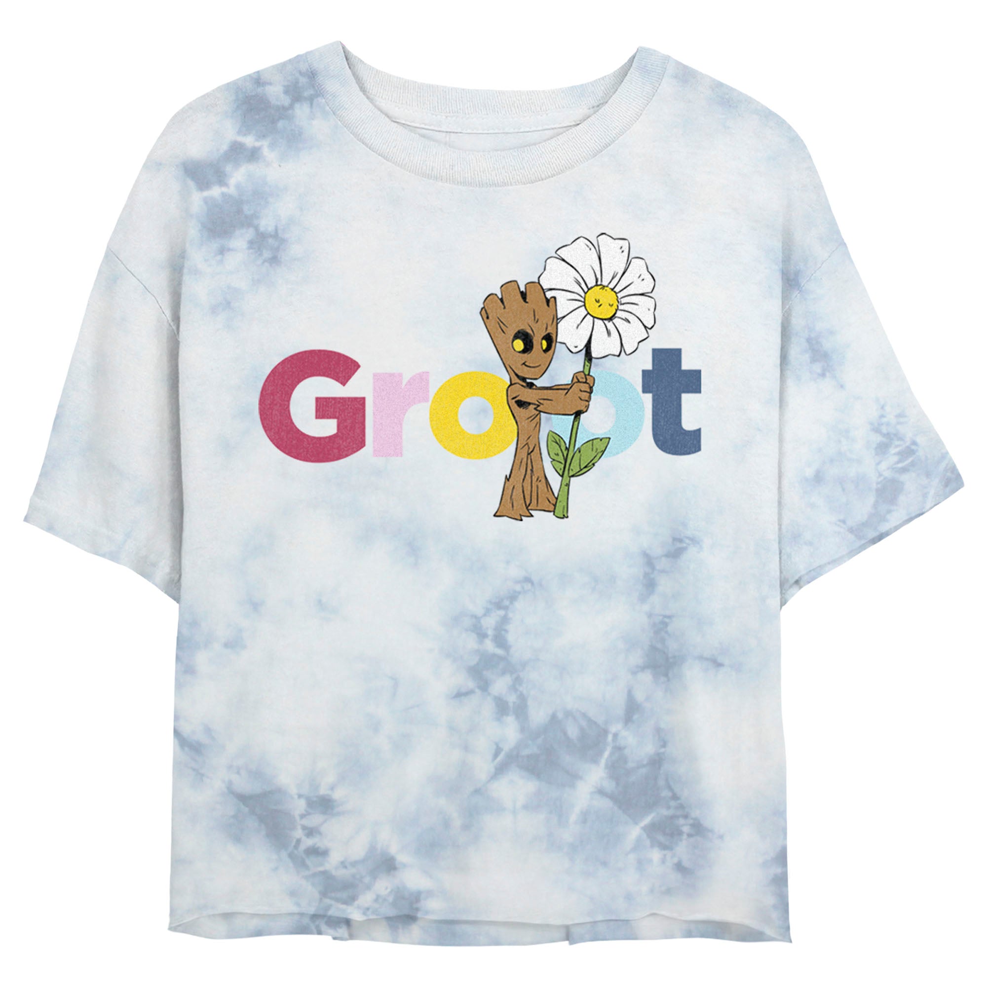 Junior's Marvel Groot Bombard Tie-Dye T-Shirt – The Superhero